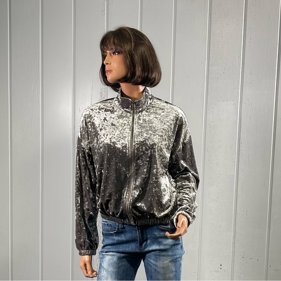 Pink Rose | Jackets & Coats | Pink Rose Womens Crushed Velvet Velor ...